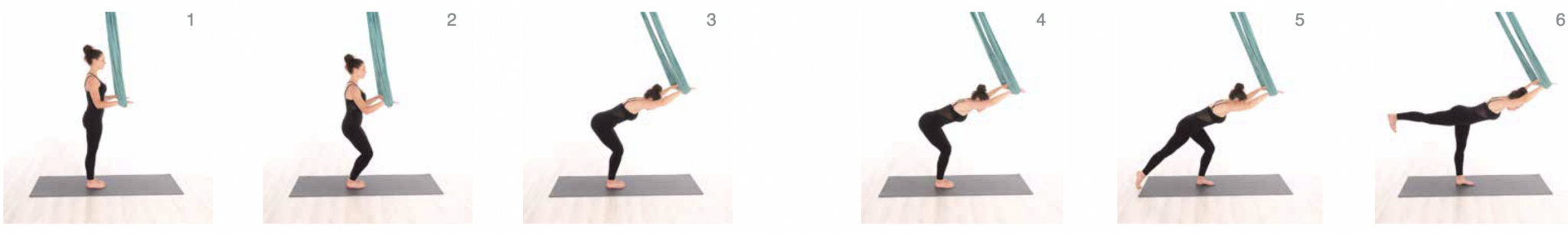 5 Aerial Yoga Poses to Build Strength